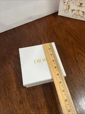 Dior | Accessories | Dior White Box With Gold Dior Logo And Tissue ...